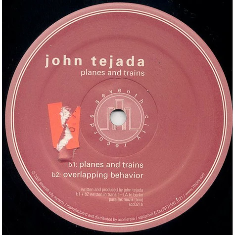 John Tejada - Planes And Trains - Vinyl 12" - 2002 - US - Original | HHV