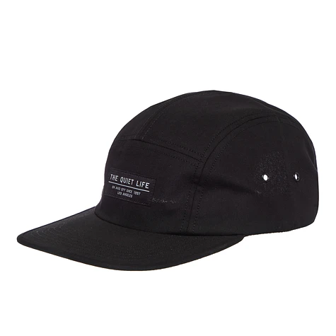 The Quiet Life - Foundation 5 Panel Camper Hat (Black) | HHV