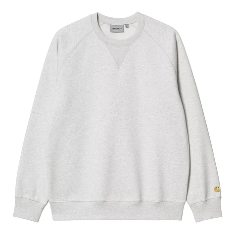 Carhartt WIP - Chase Sweat (Ash Heather / Gold) | HHV