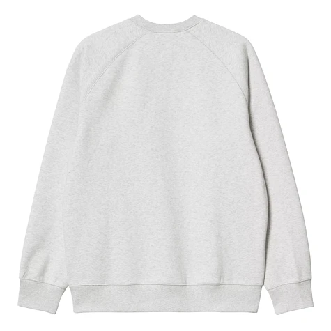 Carhartt WIP - Chase Sweat (Ash Heather / Gold) | HHV