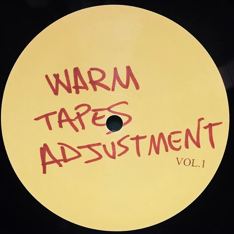 DJ SCM / Gari Romalis - Warm Tapes Adjustment Vol. 1 - Vinyl 12" - 2015 - IT - Original | HHV