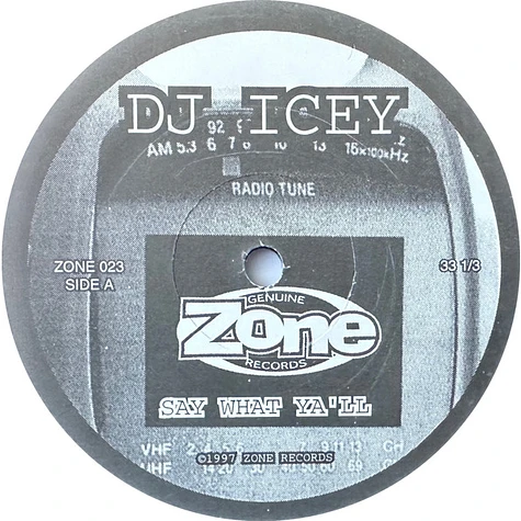 DJ Icey - Say What Ya'll - Vinyl 12" - 1997 - US - Original | HHV