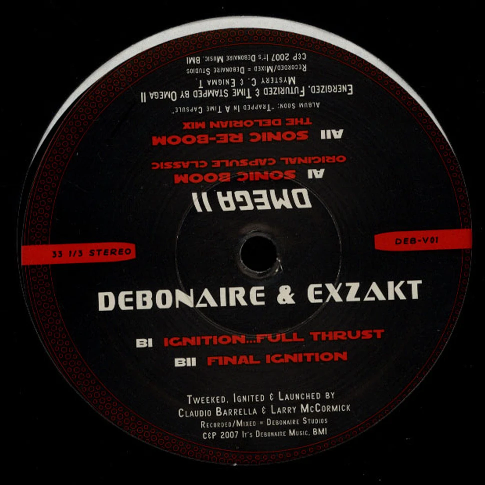 Omega II / DJ Debonaire & Exzakt - Sonic Boom / Ignition... Full Thrust ...