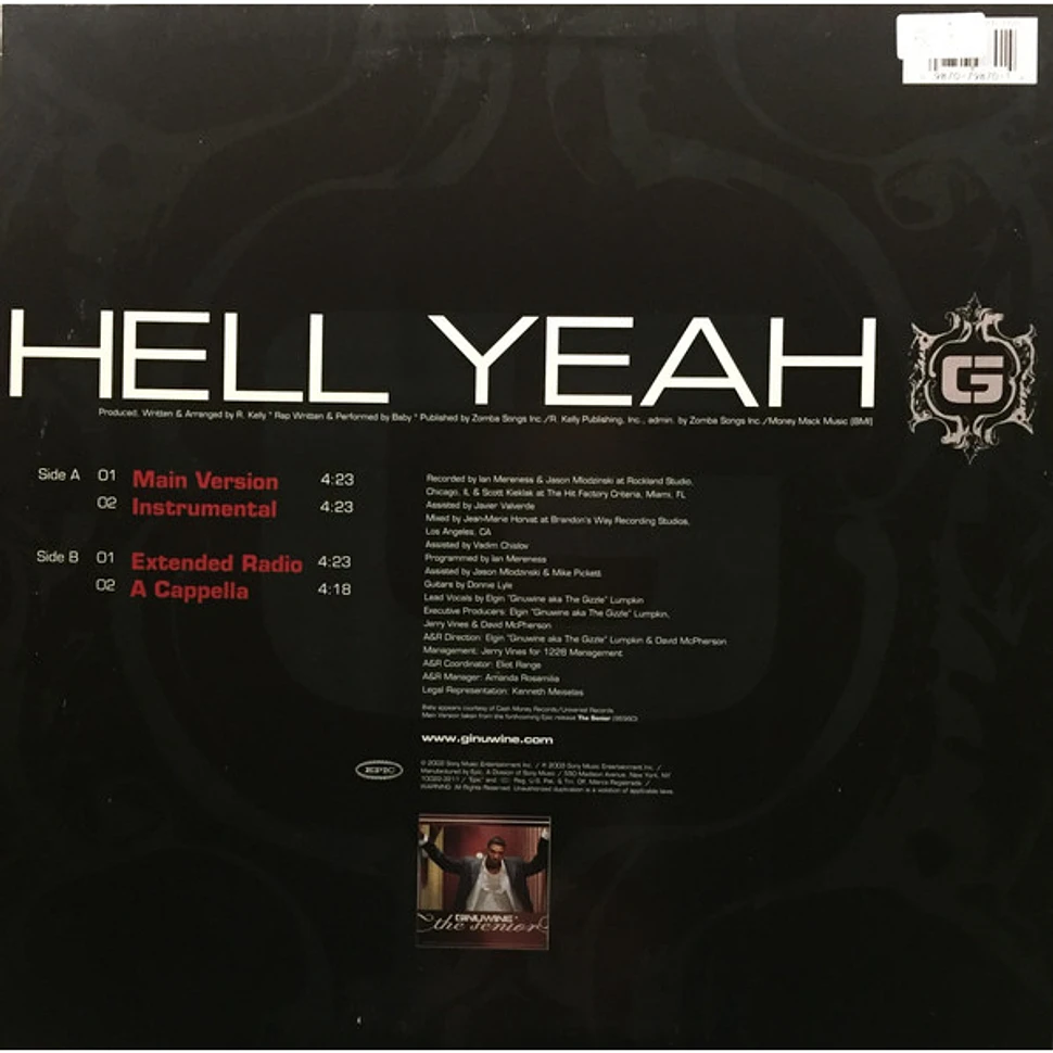 Ginuwine - Hell Yeah - Vinyl 12" - 2003 - US - Original | HHV