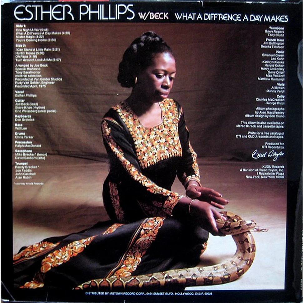Esther Phillips W/ Joe Beck - What A Diff'rence A Day Makes - Vinyl LP - 1975 - US - Original | HHV