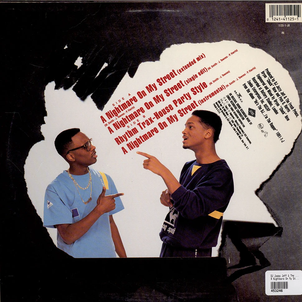 DJ Jazzy Jeff & The Fresh Prince - A Nightmare On My Street - Vinyl 12 ...