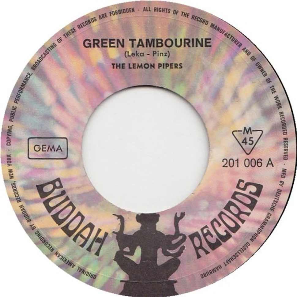 The Lemon Pipers - Green Tambourine / No Help From Me - Vinyl 7" - 1967 ...