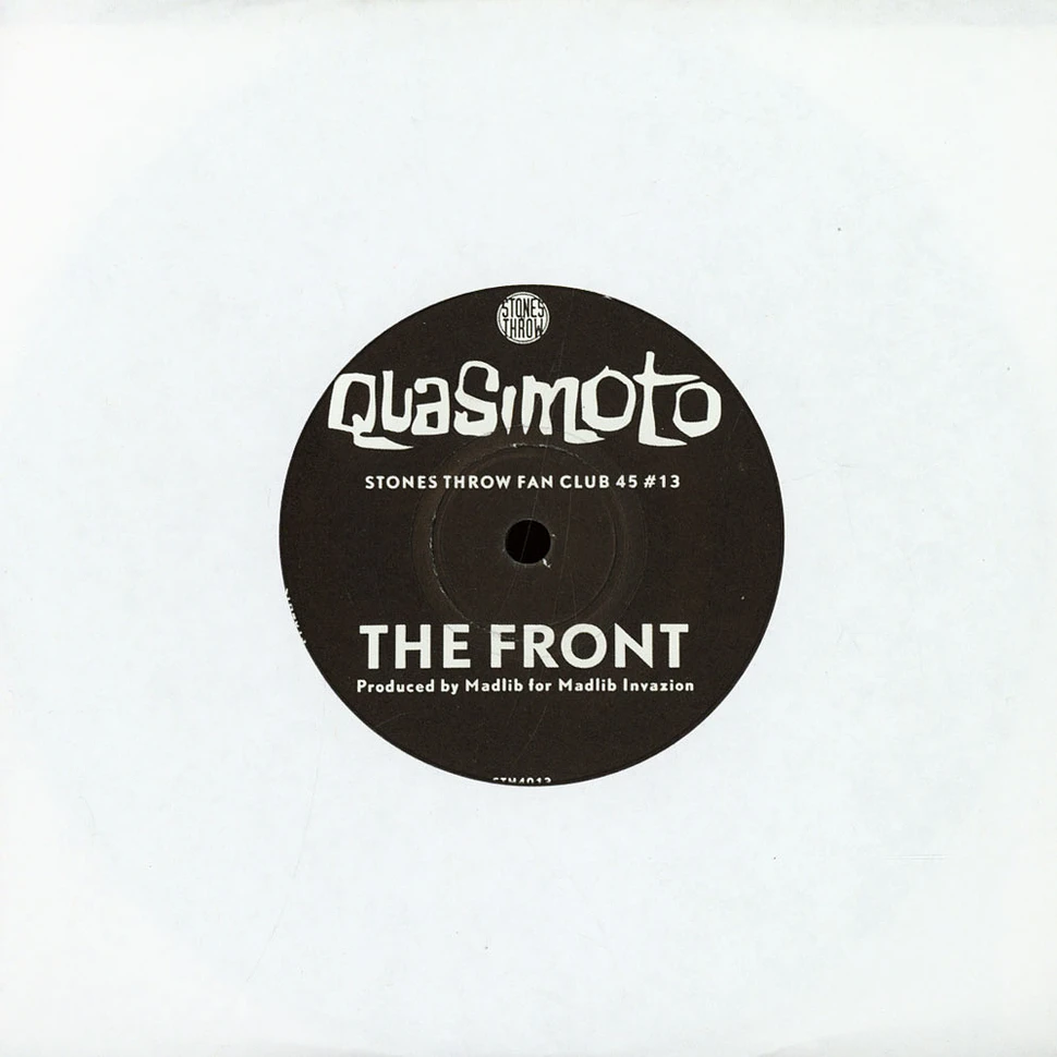 Quasimoto - The Front - Vinyl 7" - 2005 - US - Original | HHV