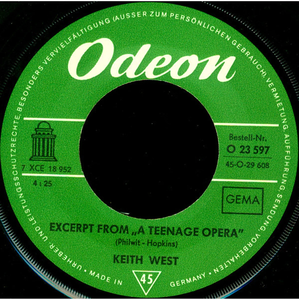 Keith West / Mark Wirtz Orchestra - Excerpt From "A Teenage Opera ...