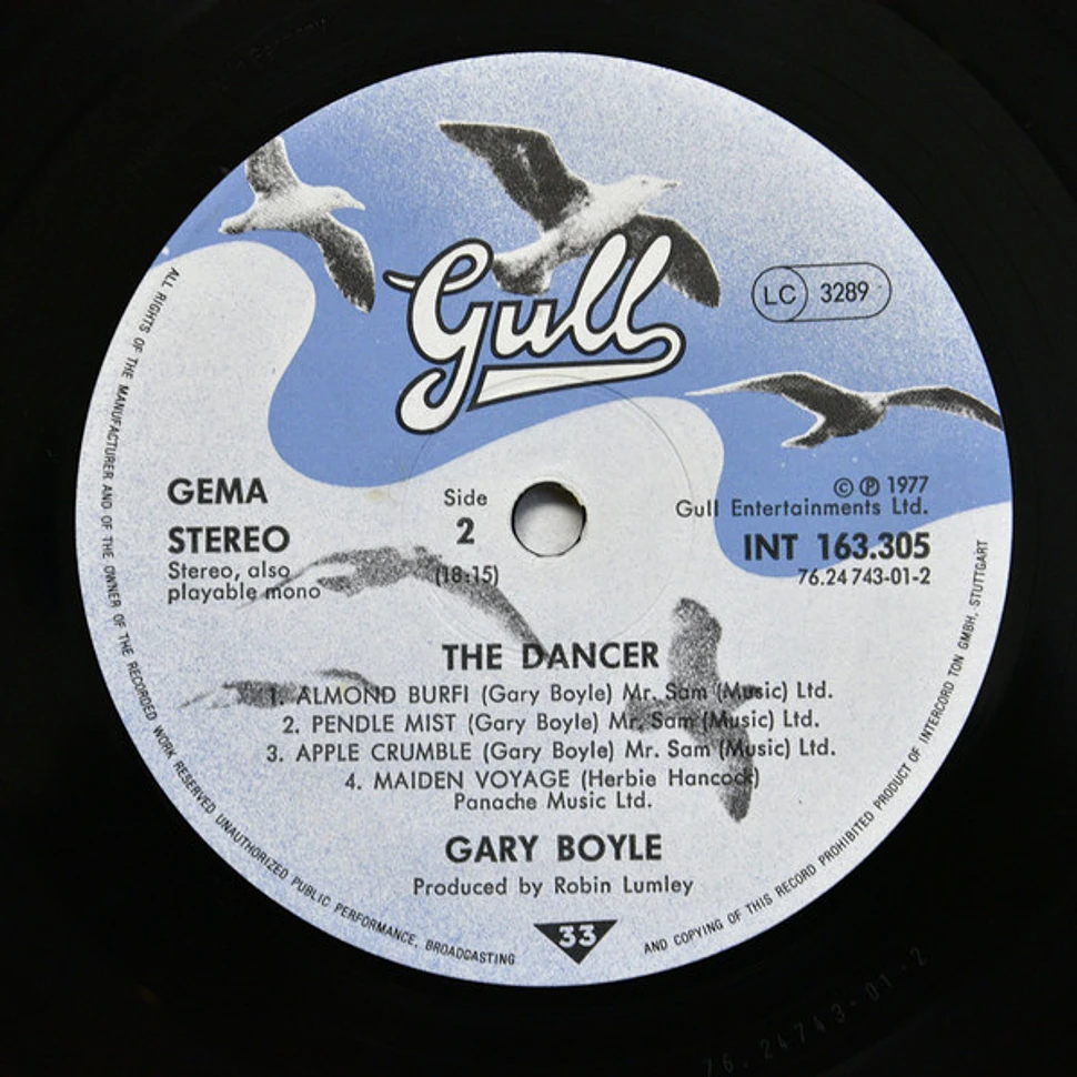Gary Boyle - The Dancer - Vinyl LP - 1977 - DE - Original | HHV