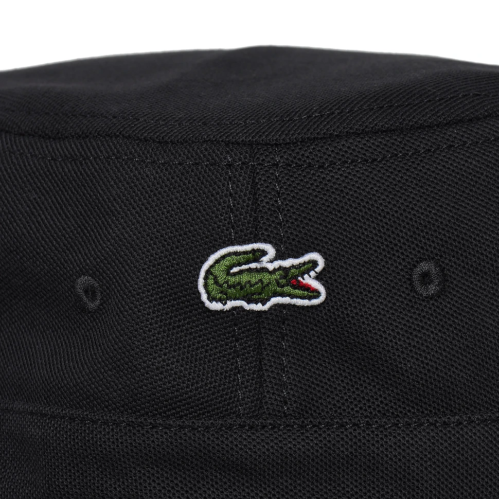 Lacoste - Classics Theme Bucket Hat (Black) | HHV