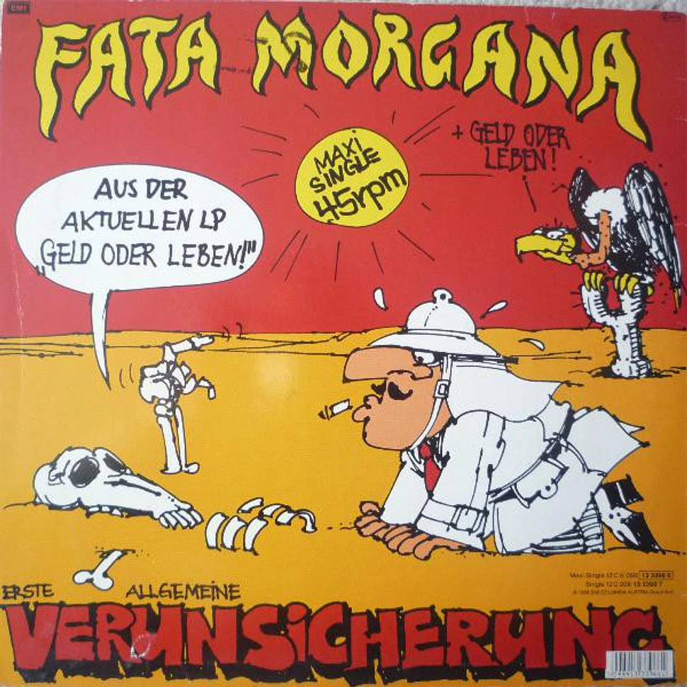 EAV (Erste Allgemeine Verunsicherung) - Fata Morgana - Vinyl 12" - 1986 ...