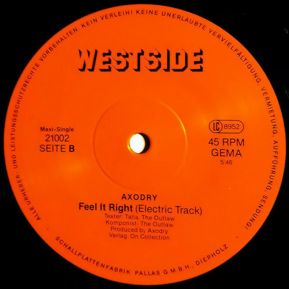 Axodry Featuring Two Of China - Feel It Right (Special Painstakin' Mix ...