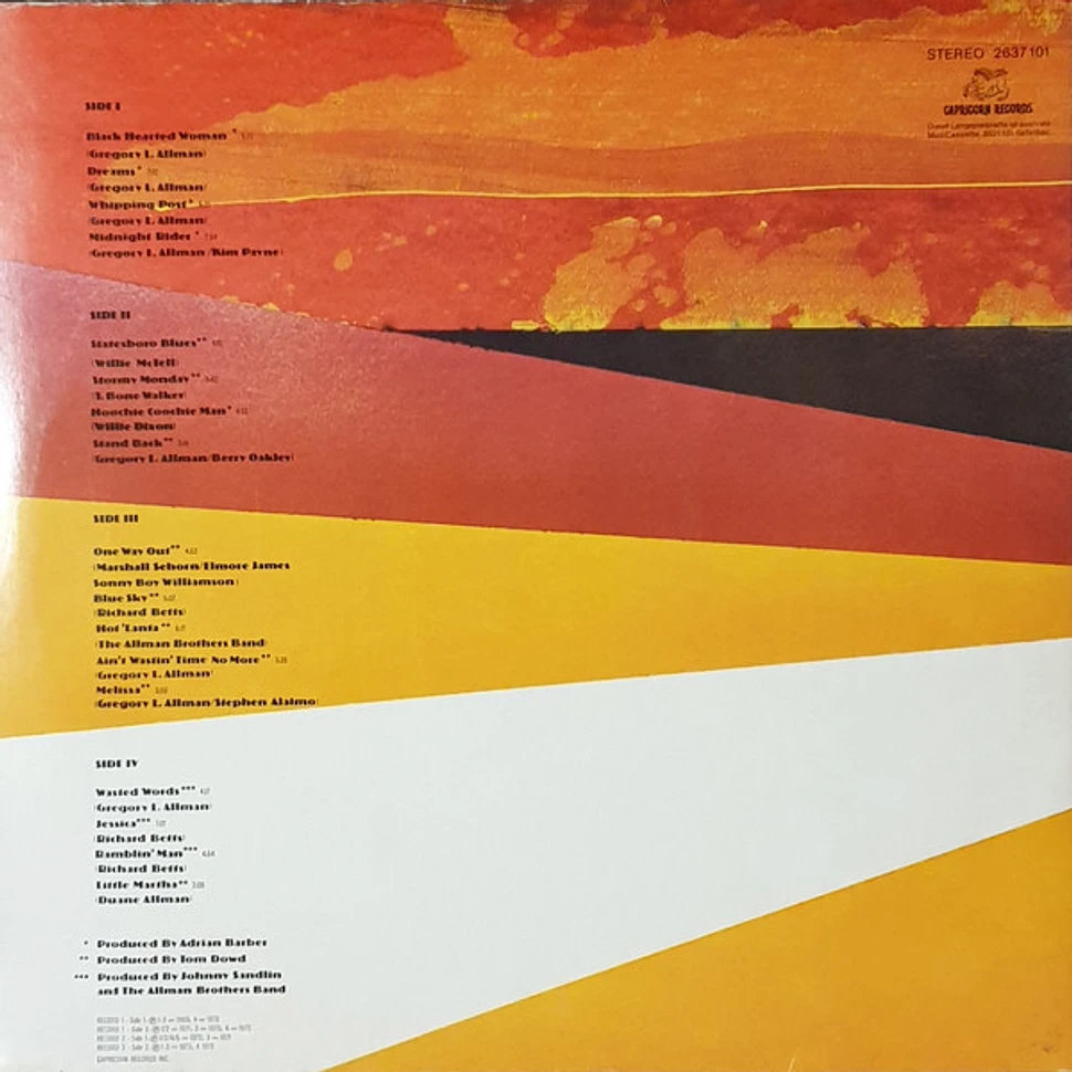 The Allman Brothers Band - The Road Goes On Forever (A Collection Of ...
