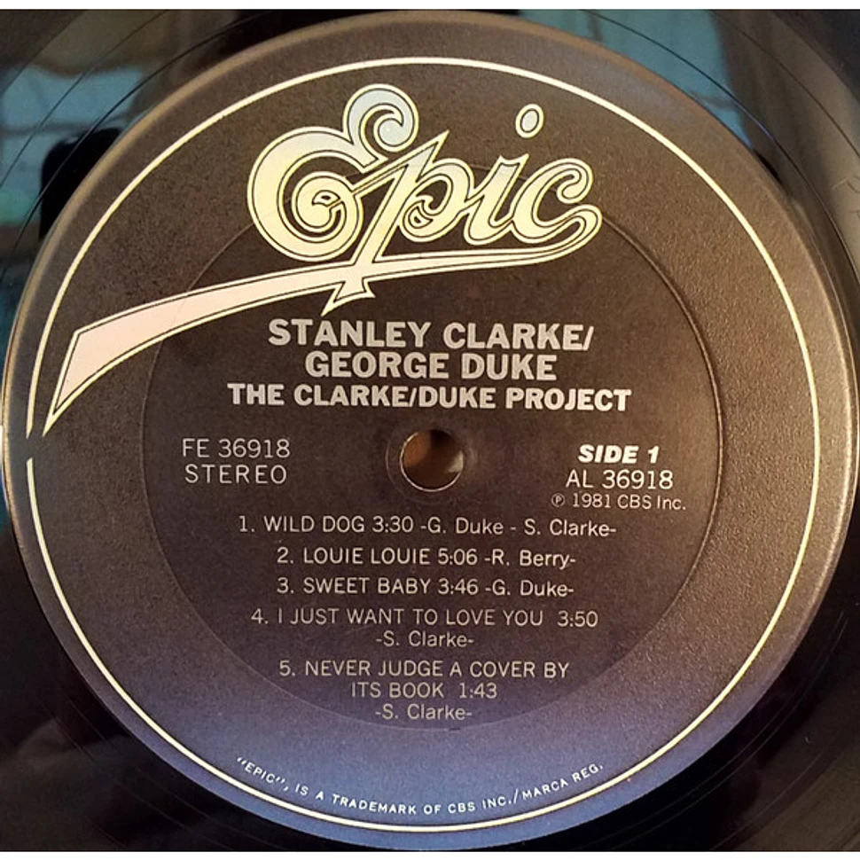 Stanley Clarke/George Duke - The Clarke / Duke Project - Vinyl LP ...