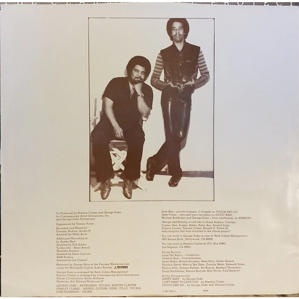 Stanley Clarke/George Duke - The Clarke / Duke Project - Vinyl LP ...
