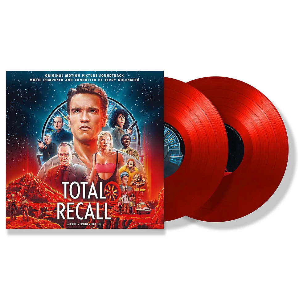 Jerry Goldsmith - OST Total Recall Red Vinyl Edition - Vinyl 2LP - 1990 ...