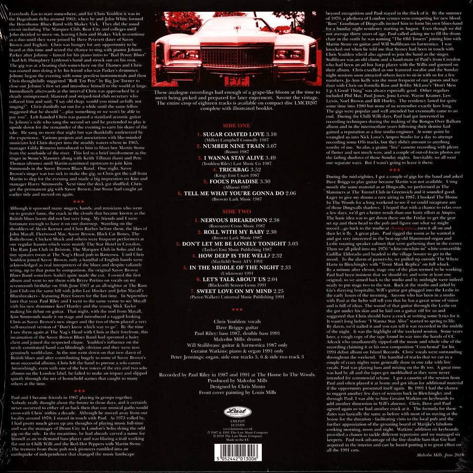 Chris Youlden & The Slammers - Closing Time - Vinyl LP | HHV