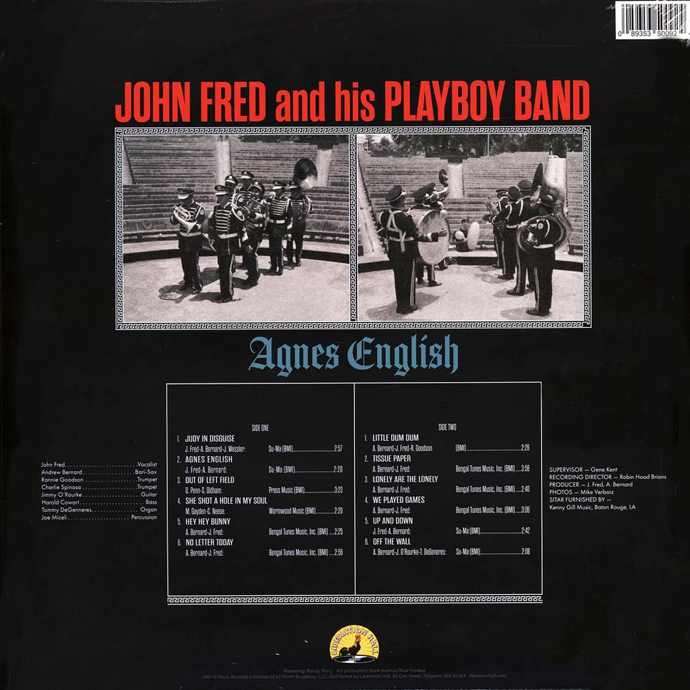 John Fred & His Playboy Band - Judy In Disguise Record Store Day 2022 ...