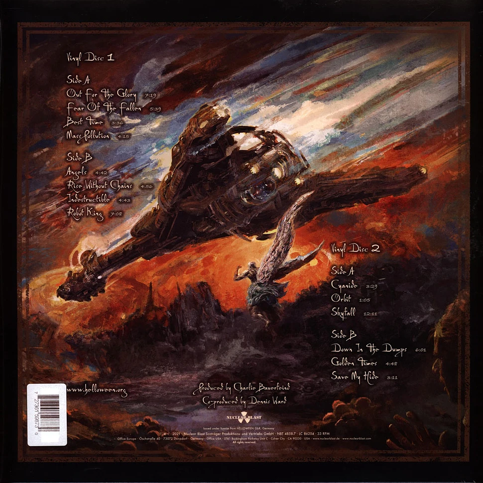 Helloween - Helloween GSA White & Black Vinyl Edition - Vinyl 2LP ...