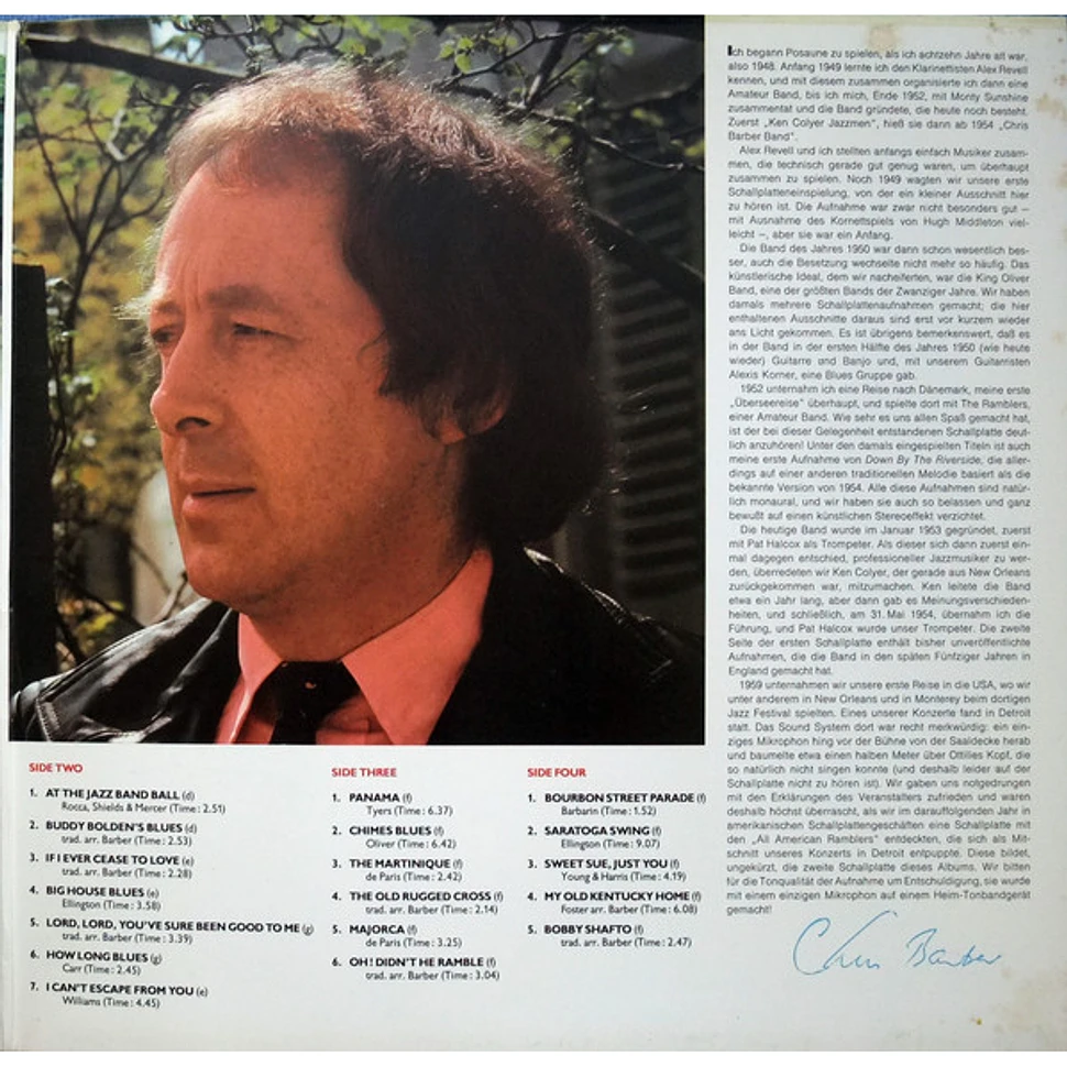 Chris Barber - The Chris Barber Jubilee Album 1 (1949-1959) - Vinyl 2LP ...