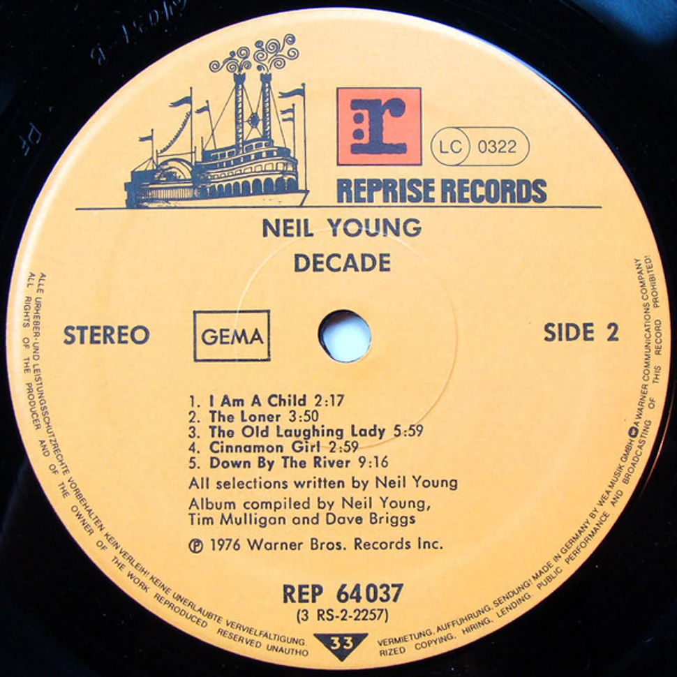 Neil Young - Decade - Vinyl 3LP - 1976 - DE - Original | HHV