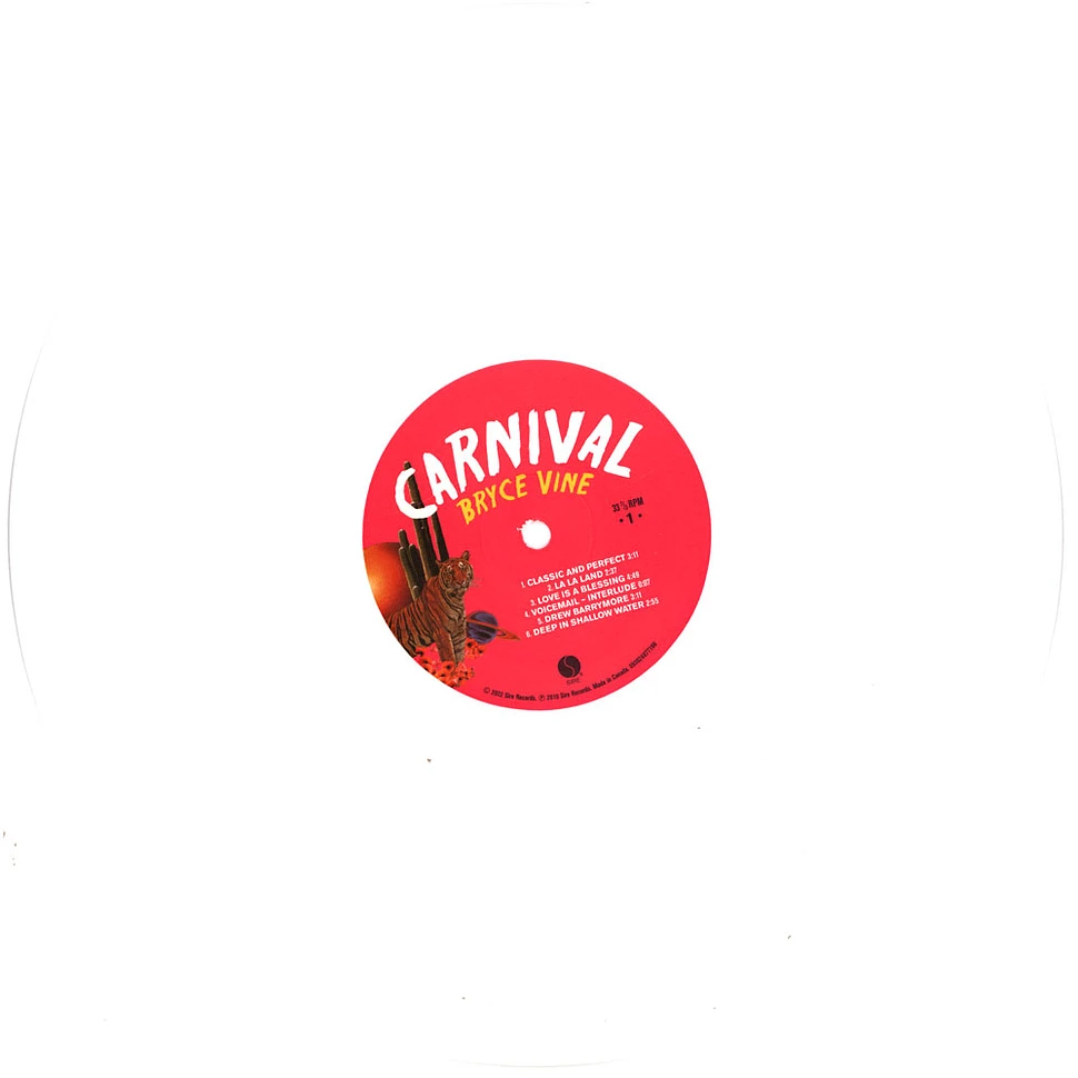 Bryce Vine - Carnival White Vinyl Edition - Vinyl LP - 2023 - CA ...