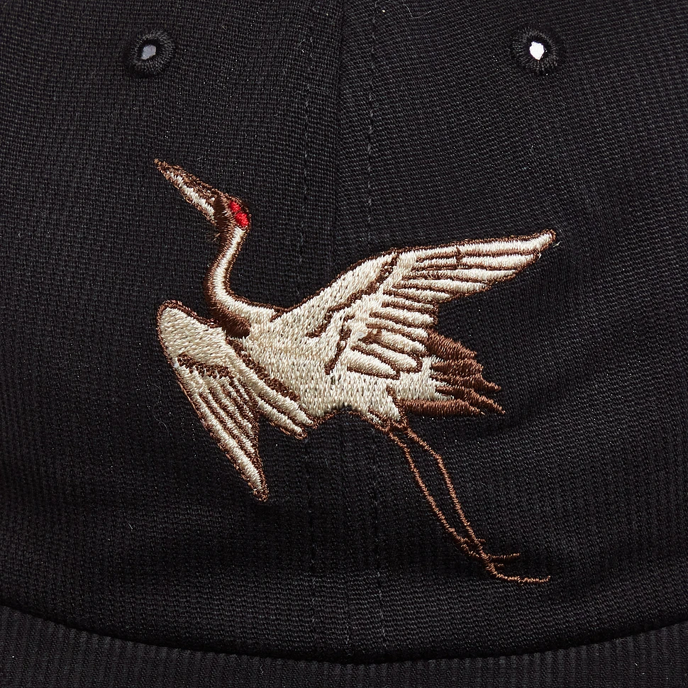 Maharishi x Utagawa Hiroshige - Peace Crane 6 Panel Cap (Black) | HHV