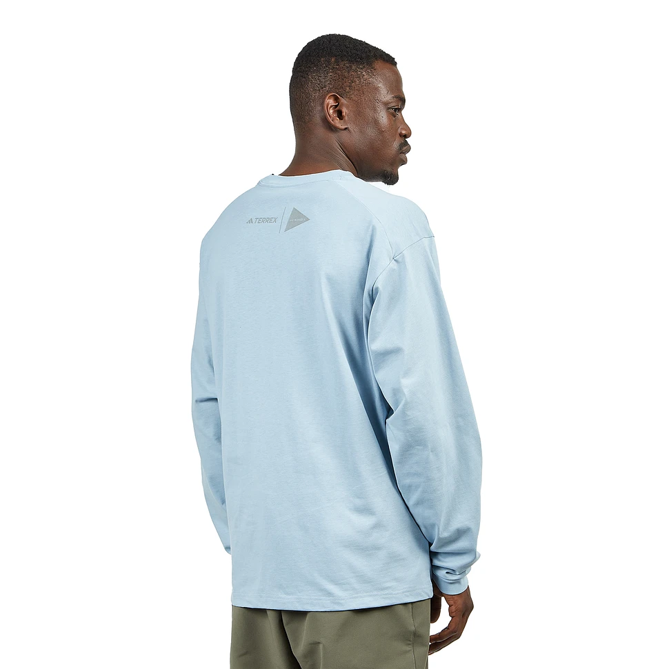 adidas x and wander - XPL and wander Longsleeve (Wonder Blue) | HHV