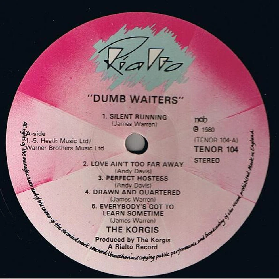 The Korgis - Dumb Waiters - Vinyl LP - 1980 - EU - Original | HHV