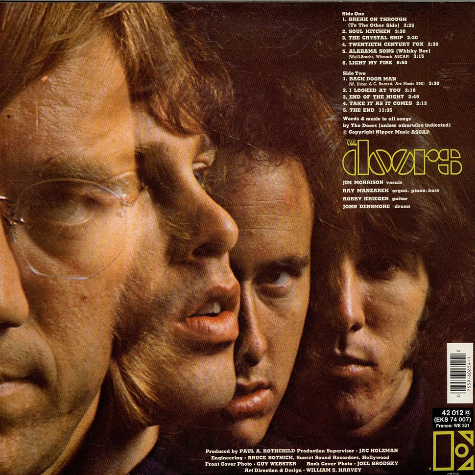 The Doors - The Doors - Vinyl LP - 1967 - EU - Reissue | HHV