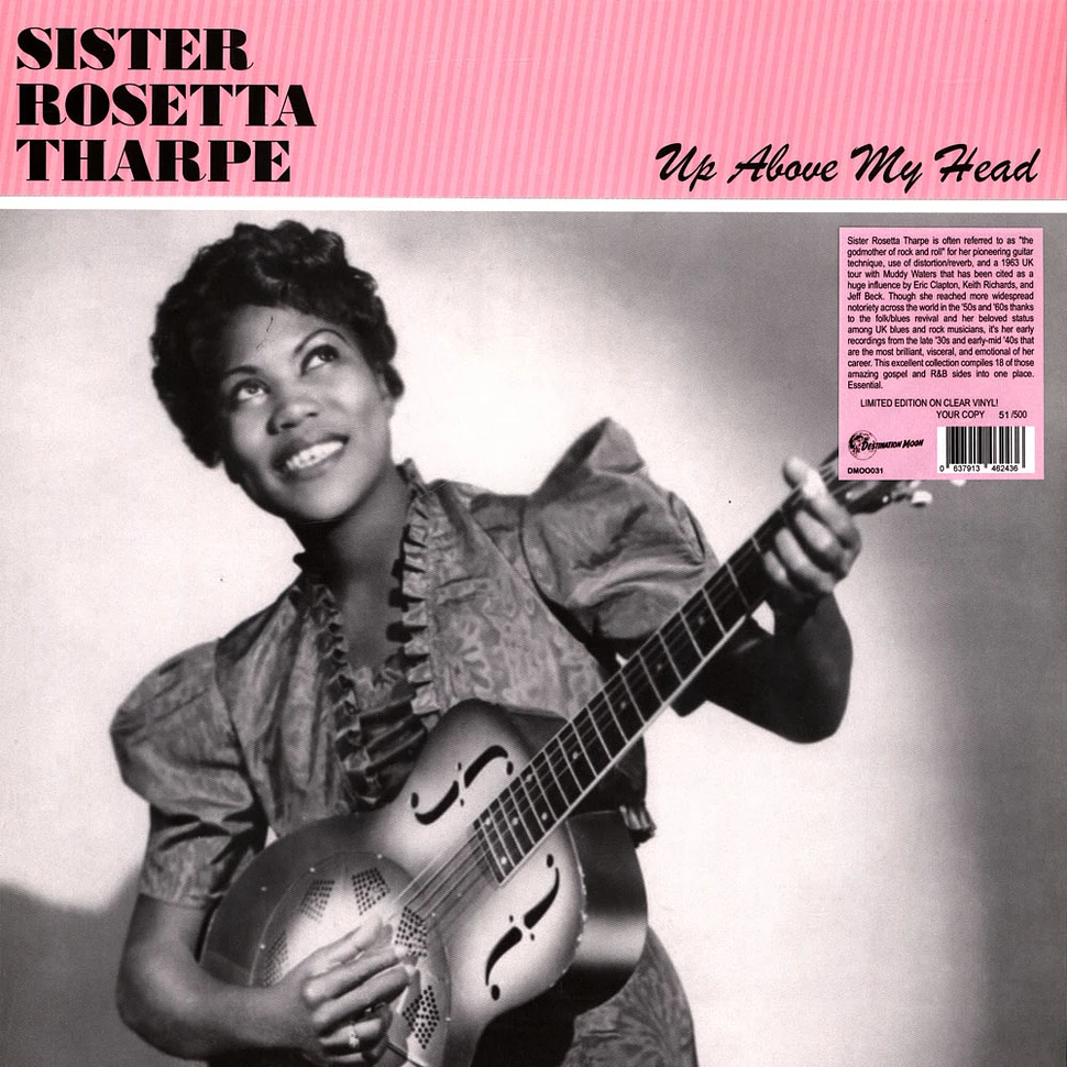 Sister Rosetta Tharpe - Up Above My Head Clear Vinyl Edtion - Vinyl LP ...