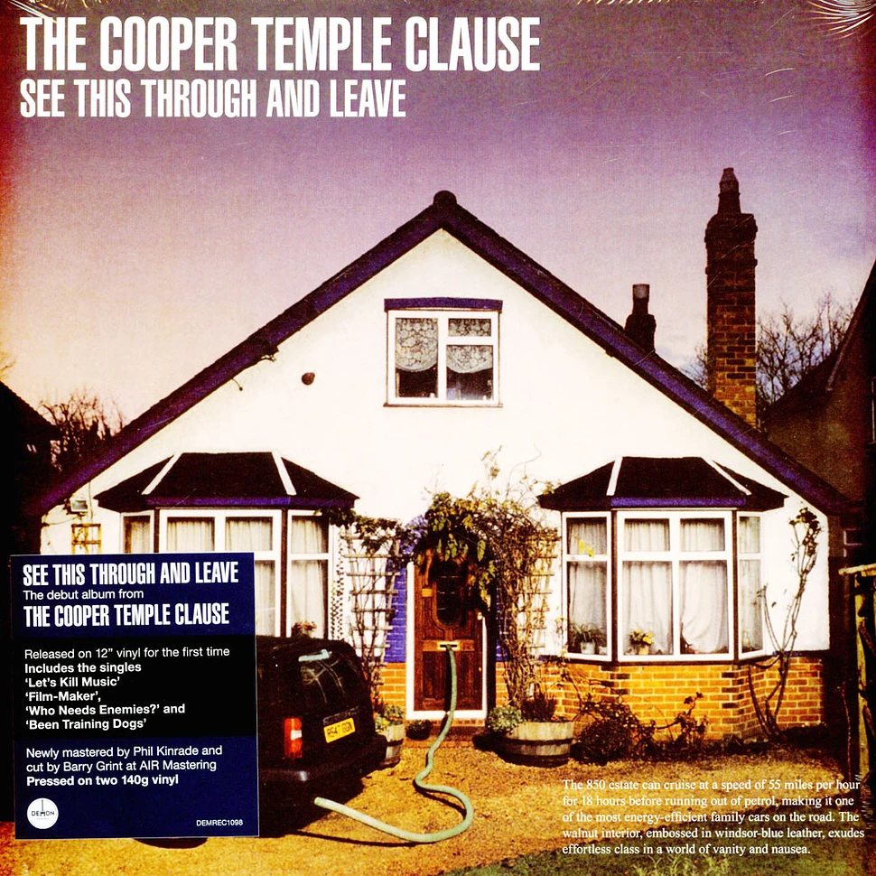 The Cooper Temple Clause - See This Through And Leave Black Vinyl ...