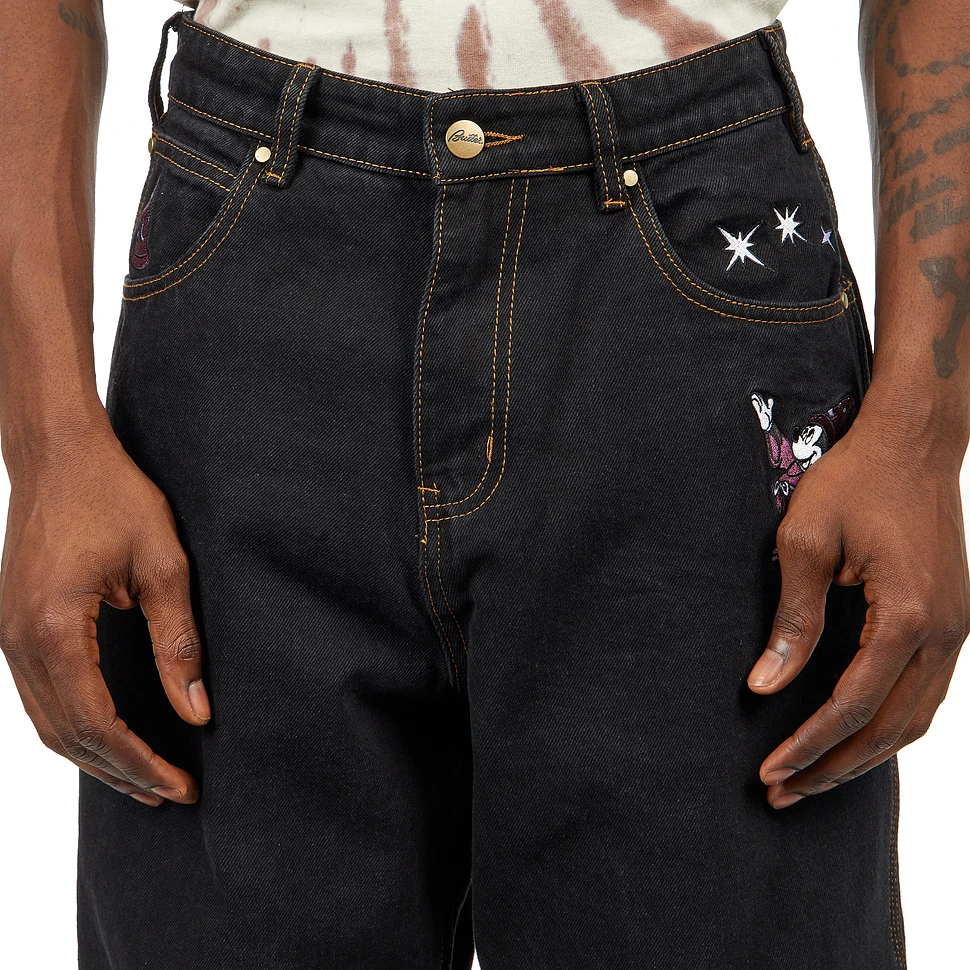 Butter Goods x Disney - Fantasia Baggy Denim Jeans (Washed Black) | HHV