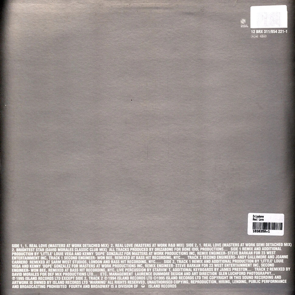 Drizabone - Real Love - Vinyl 12" - 1995 - Original | HHV