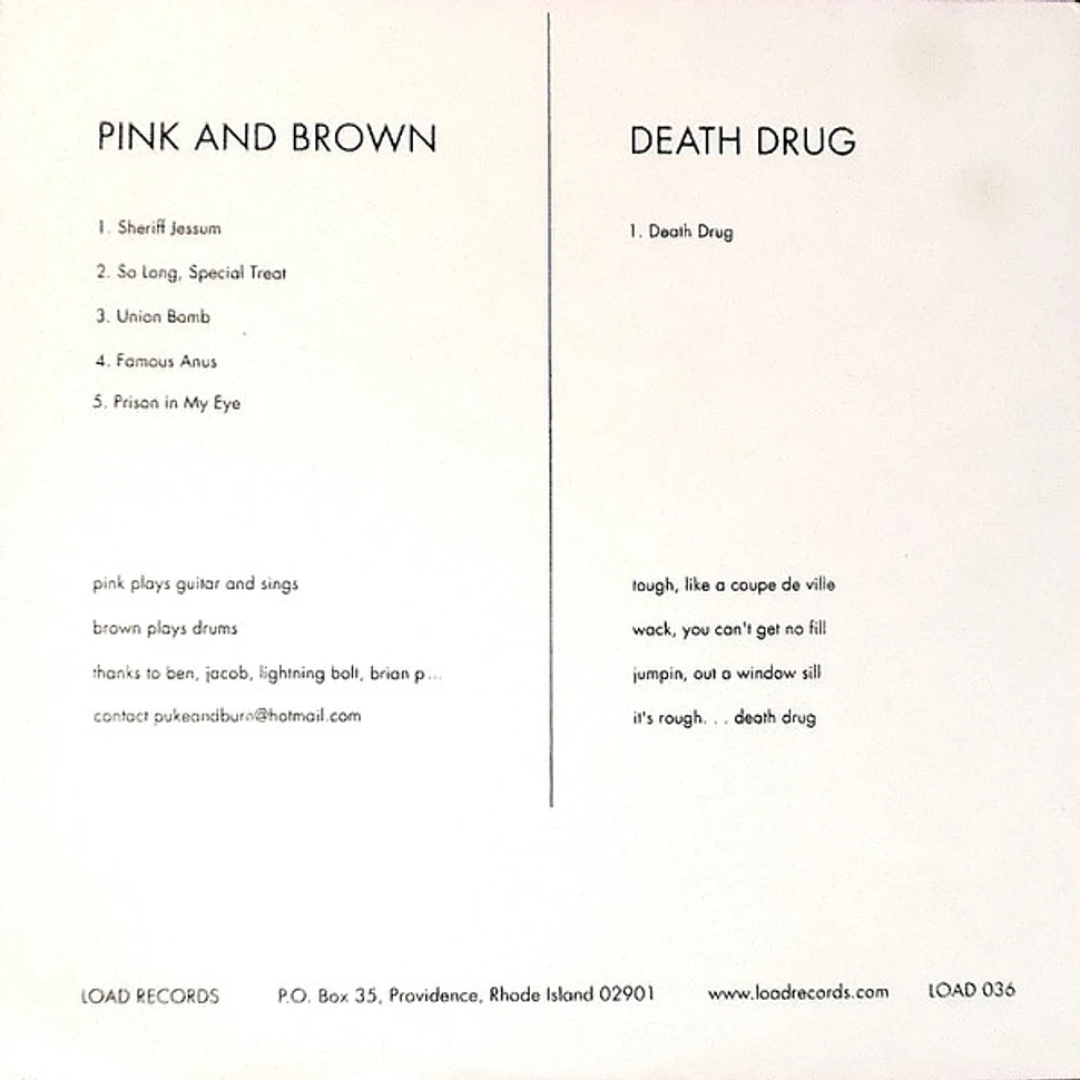 Pink And Brown / Death Drug - Load Split - Vinyl 12" - 2002 - US ...