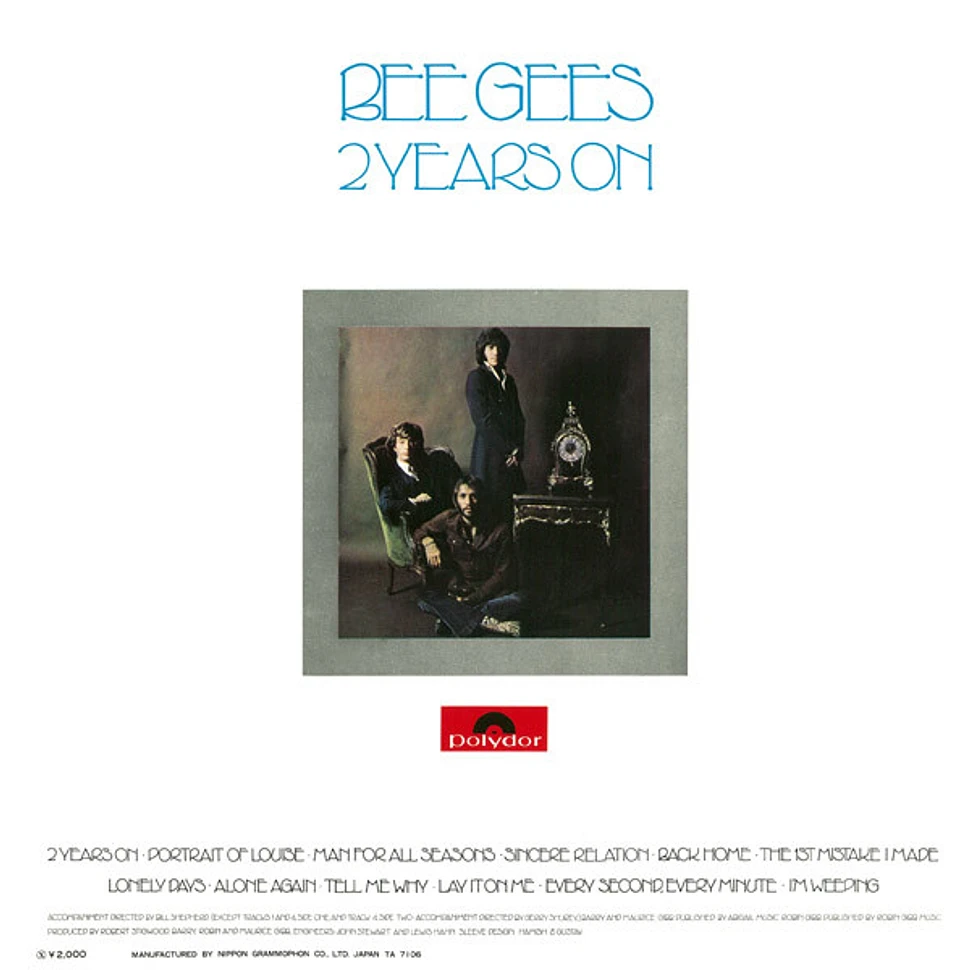 Bee Gees - 2 Years On - Vinyl LP - 1971 - JP - Original | HHV
