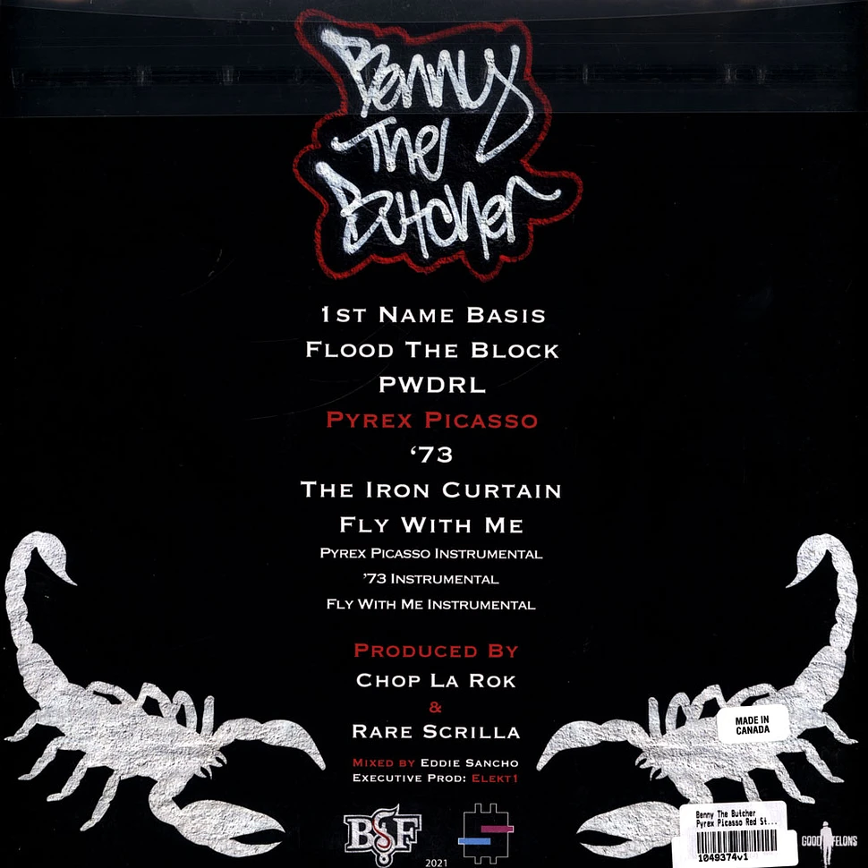 Benny The Butcher - Pyrex Picasso Red Stripe Vinyl Edition w/ Damaged ...