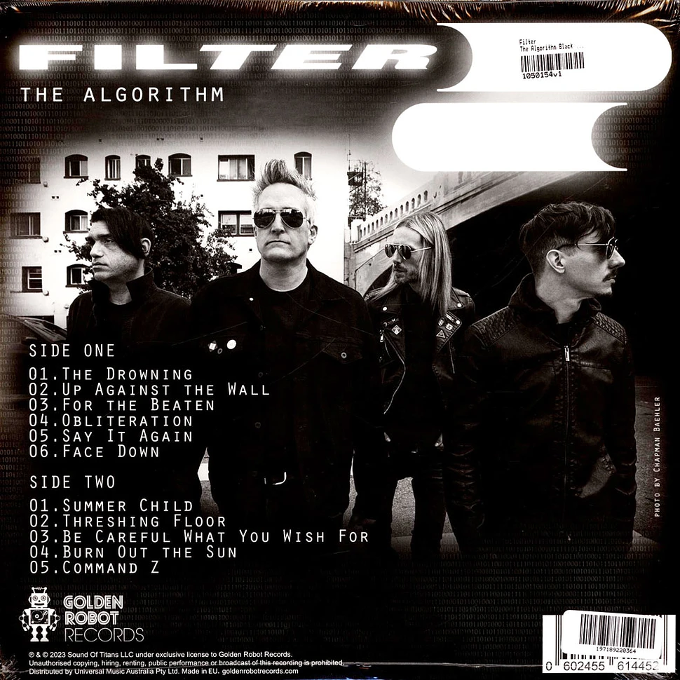 Filter - The Algorithm Black Vinyl Edition - Vinyl LP - 2023 - EU ...