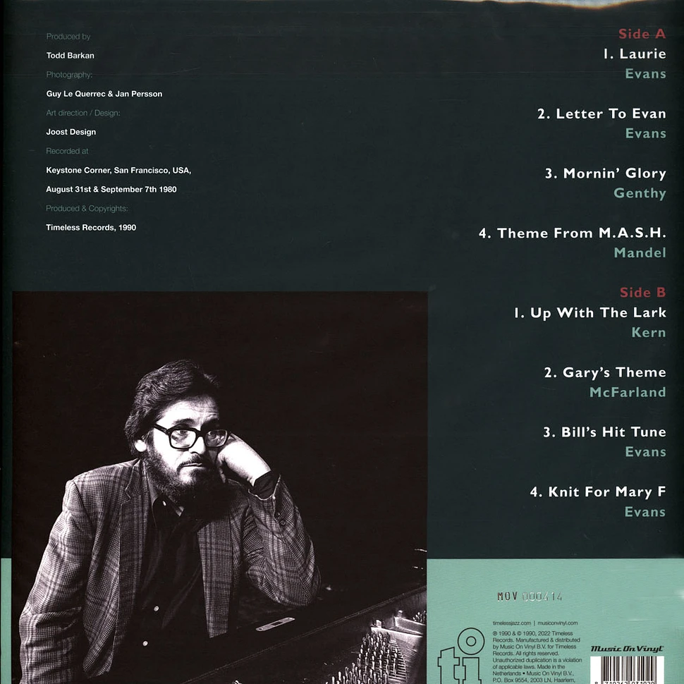 Bill Evans - Brilliant Translucent Green Vinyl Edition - Vinyl LP ...