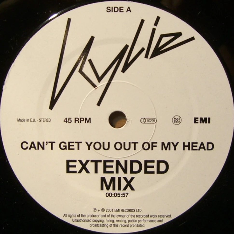 Kylie Minogue - Can't Get You Out Of My Head - Vinyl 12 Kylie Minogue - Can't Get You Out Of My Head - Vinyl 12