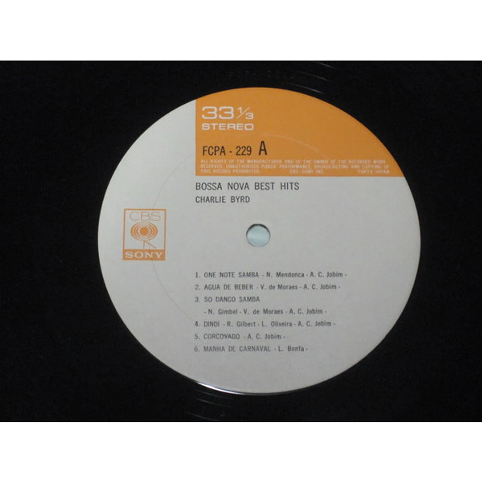 Charlie Byrd - Bossa Nova Best Hits - Vinyl LP - JP - Original | HHV