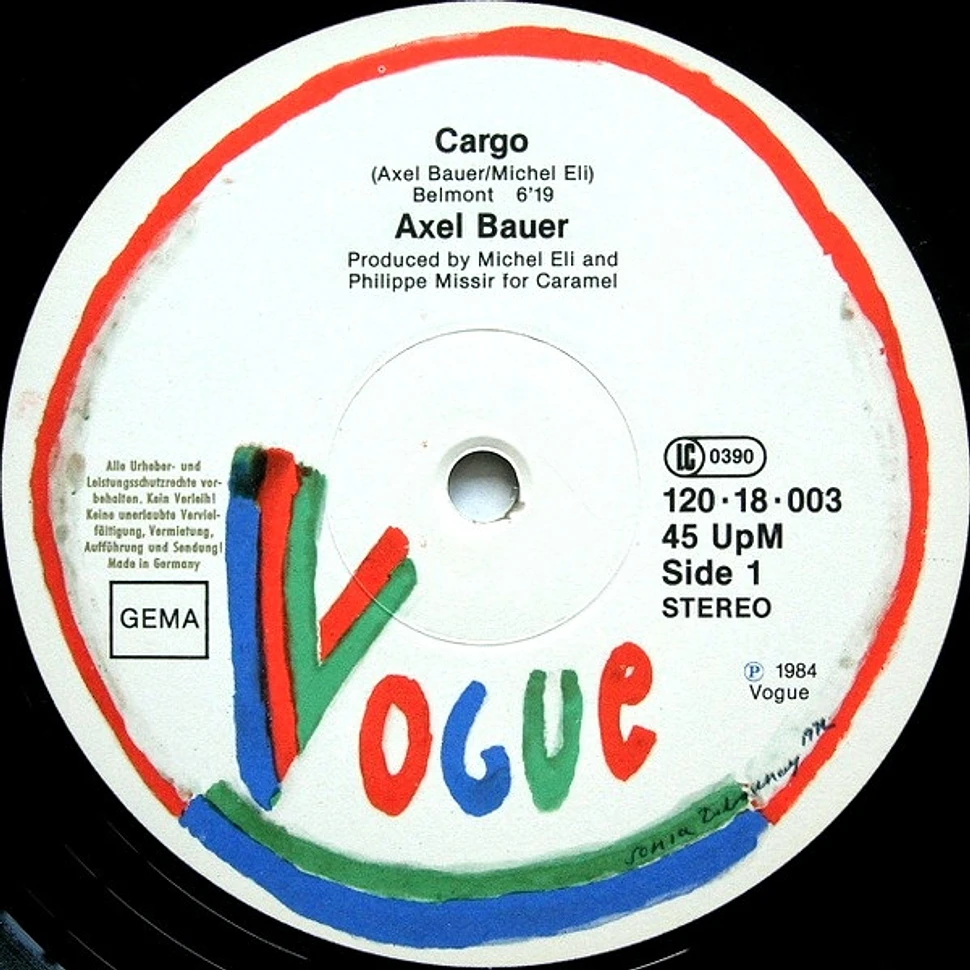 Axel Bauer - Cargo (Special-Remix) - Vinyl 12" - 1984 - DE - Original | HHV