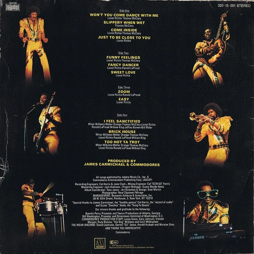 Commodores - Live! - Vinyl 2LP - DE - Reissue | HHV
