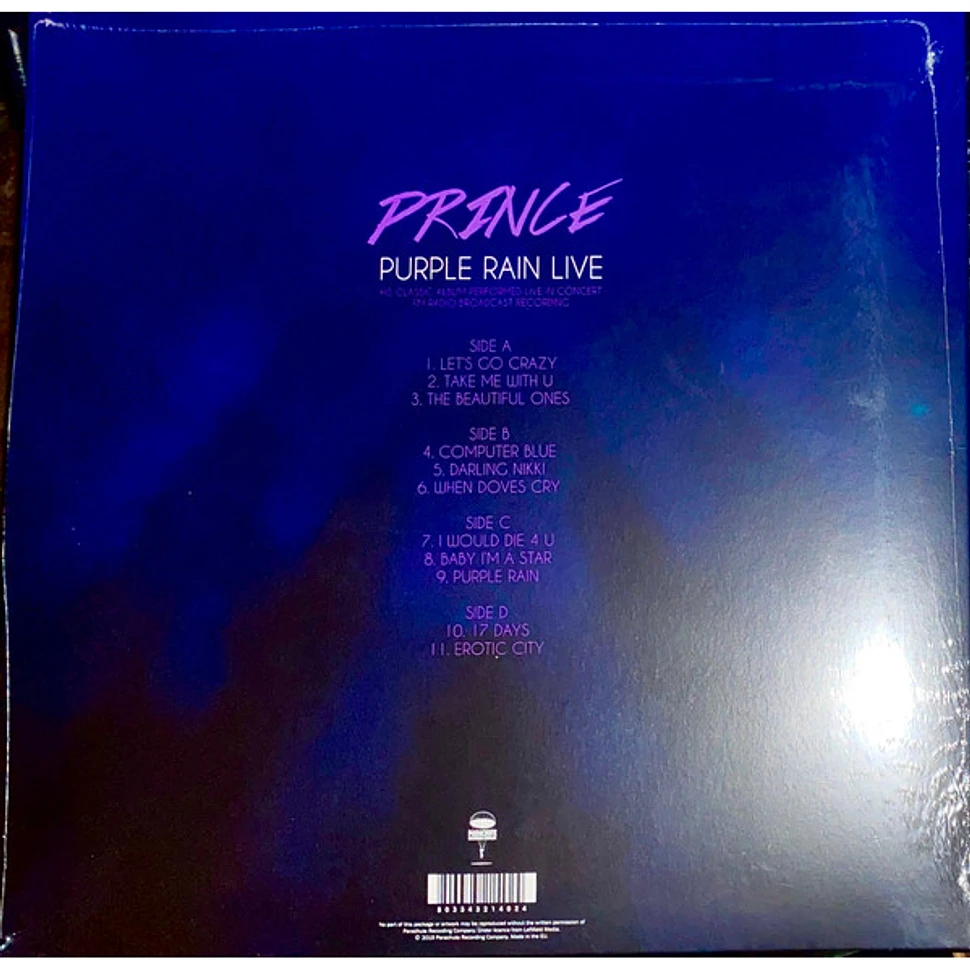 Youtube Prince Purple Rain Milan