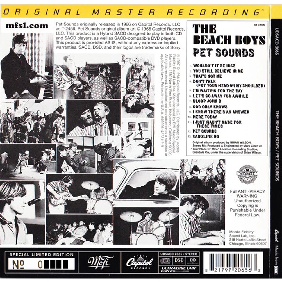 The Beach Boys - Pet Sounds - SACD - 2012 - US - Original | HHV