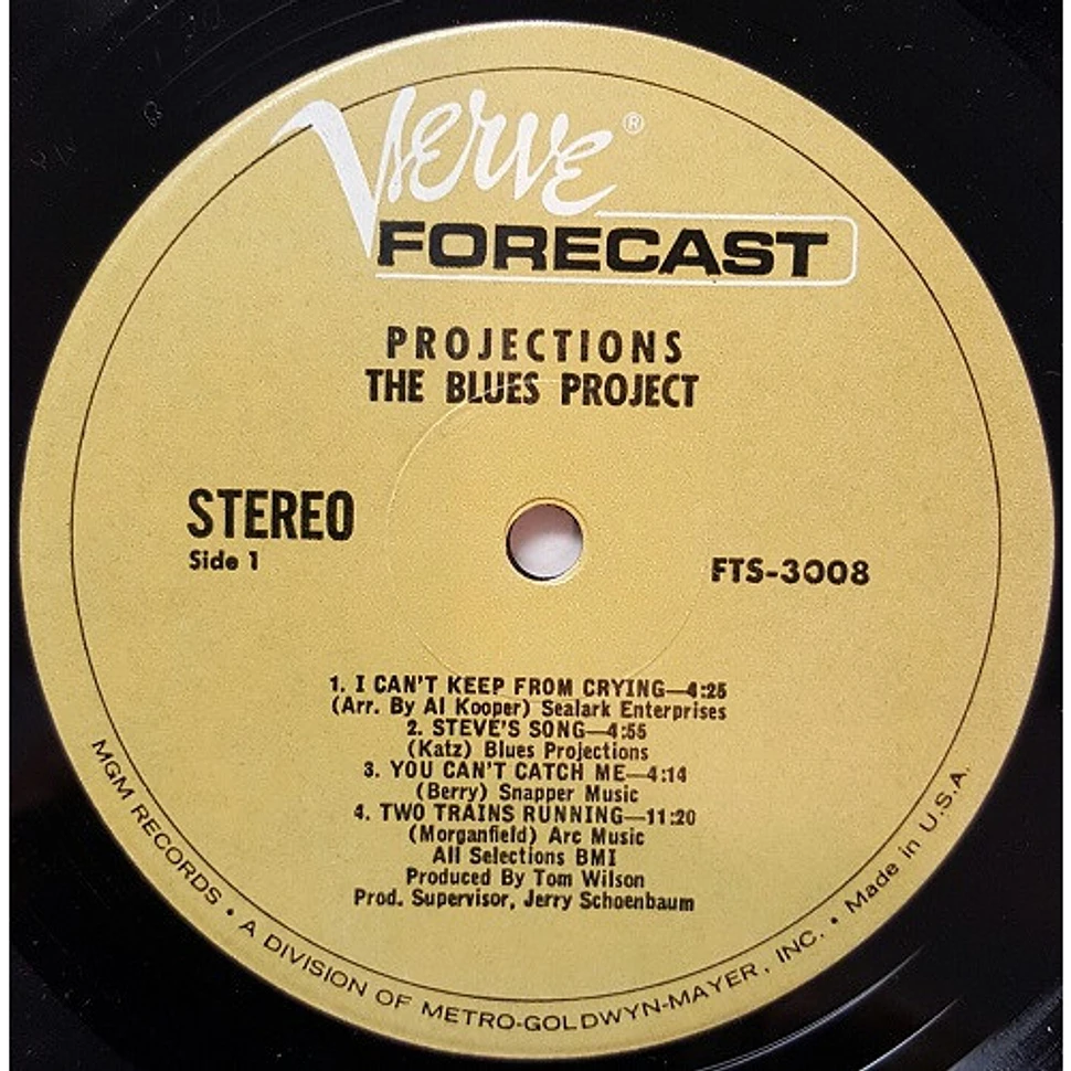 The Blues Project - Projections - Vinyl LP - 1967 - US - Reissue | HHV