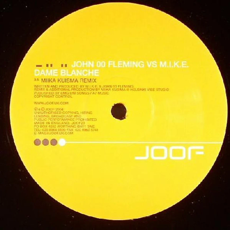 John '00' Fleming vs M.I.K.E. - Dame Blanche - Vinyl 12" - 2004 - UK ...