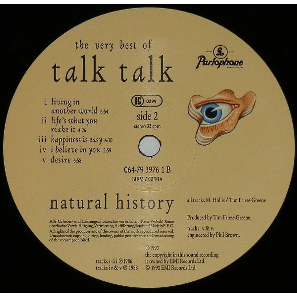 Talk Talk - Natural History (The Very Best Of Talk Talk) - Vinyl LP - 1990 - EU - Original | HHV