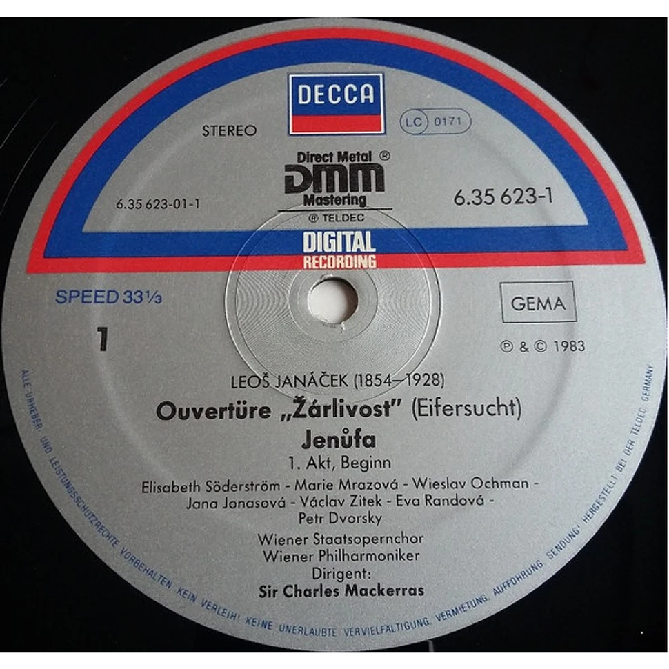 Leoš Janáček / Elisabeth Söderström, Wiesław Ochman, Peter Dvorský, Eva ...